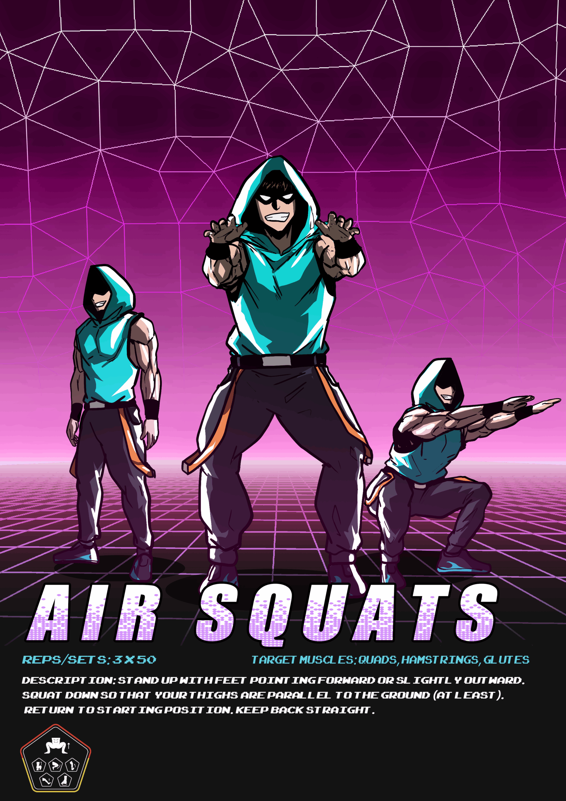 Air Squats - The Bioneer