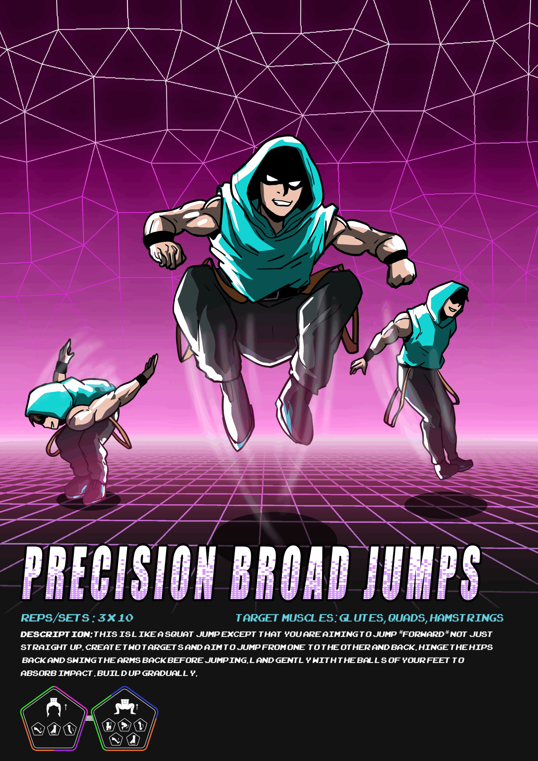 Precision Broad Jump - The Bioneer